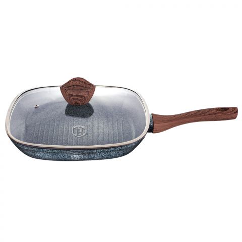 "BH Die-Cast 4 in1 Fry Pan with Detachable Handle and Glass Lid 32x32x4 ...